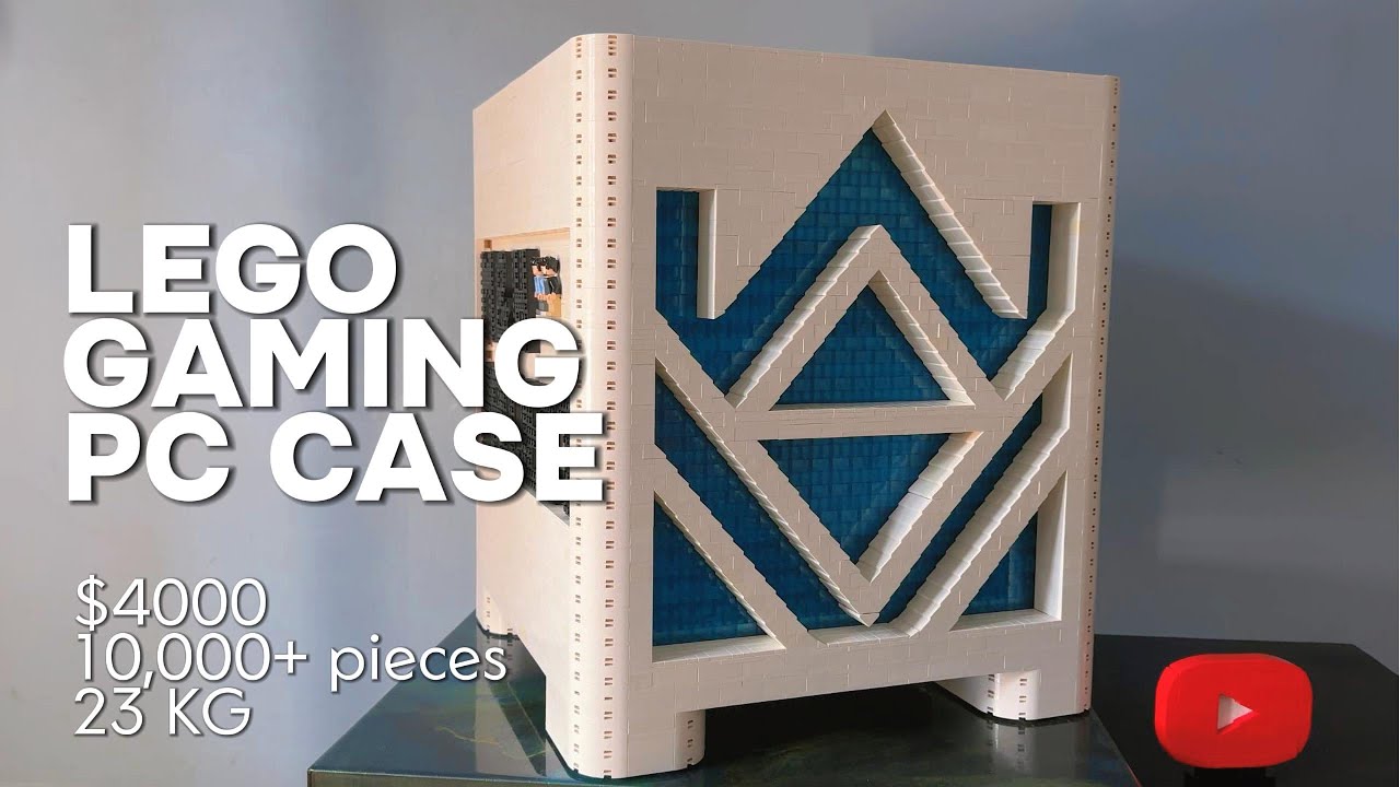$4000 Ultimate Lego Gaming PC Case | 10,000+ Pieces, No Glue - YouTube