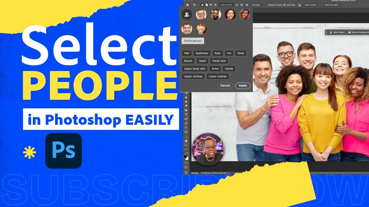 Select People and Their Features in Photoshop! (Hair, Eyes, Clothes ...