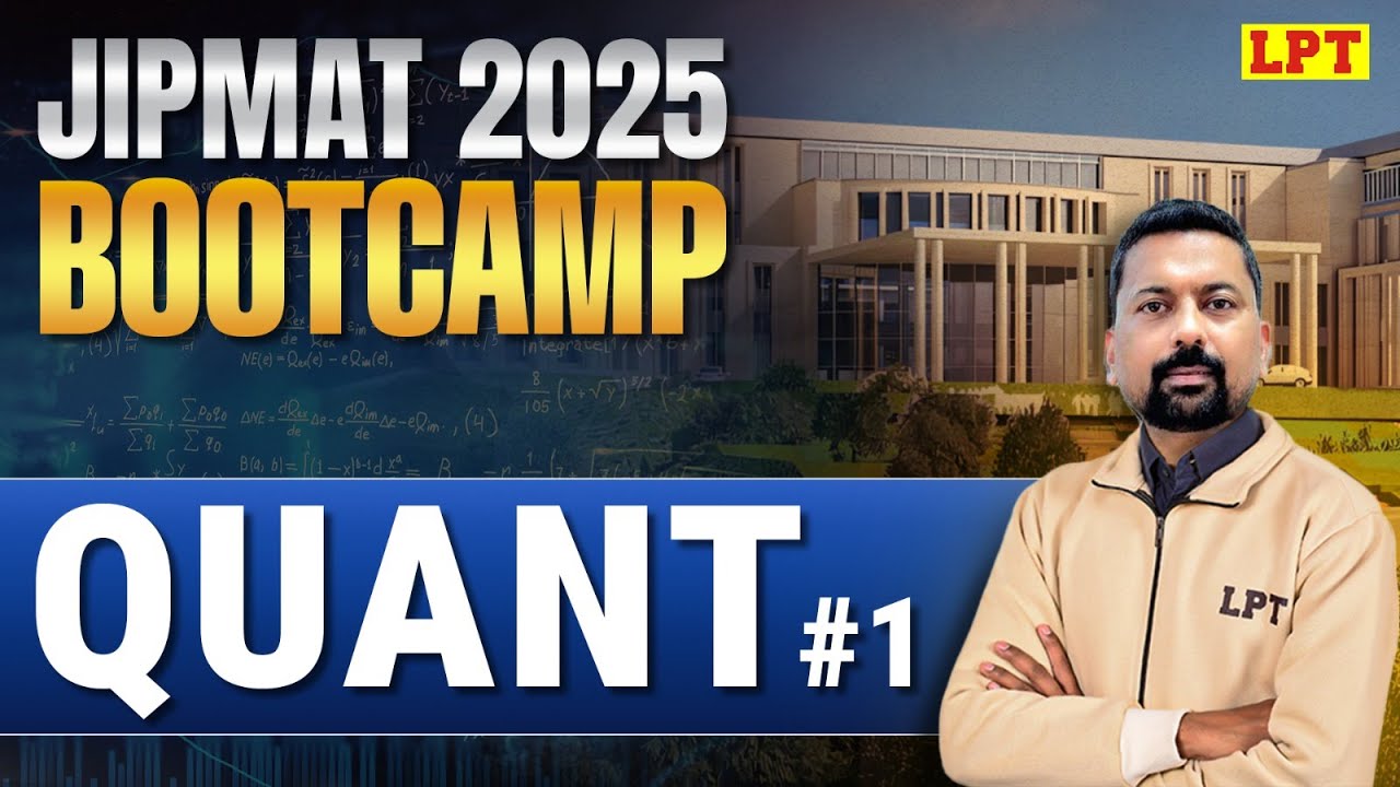JIPMAT 2025: Quant | Quantitative Aptitude for JIPMAT Exam | JIPMAT Preparation - YouTube