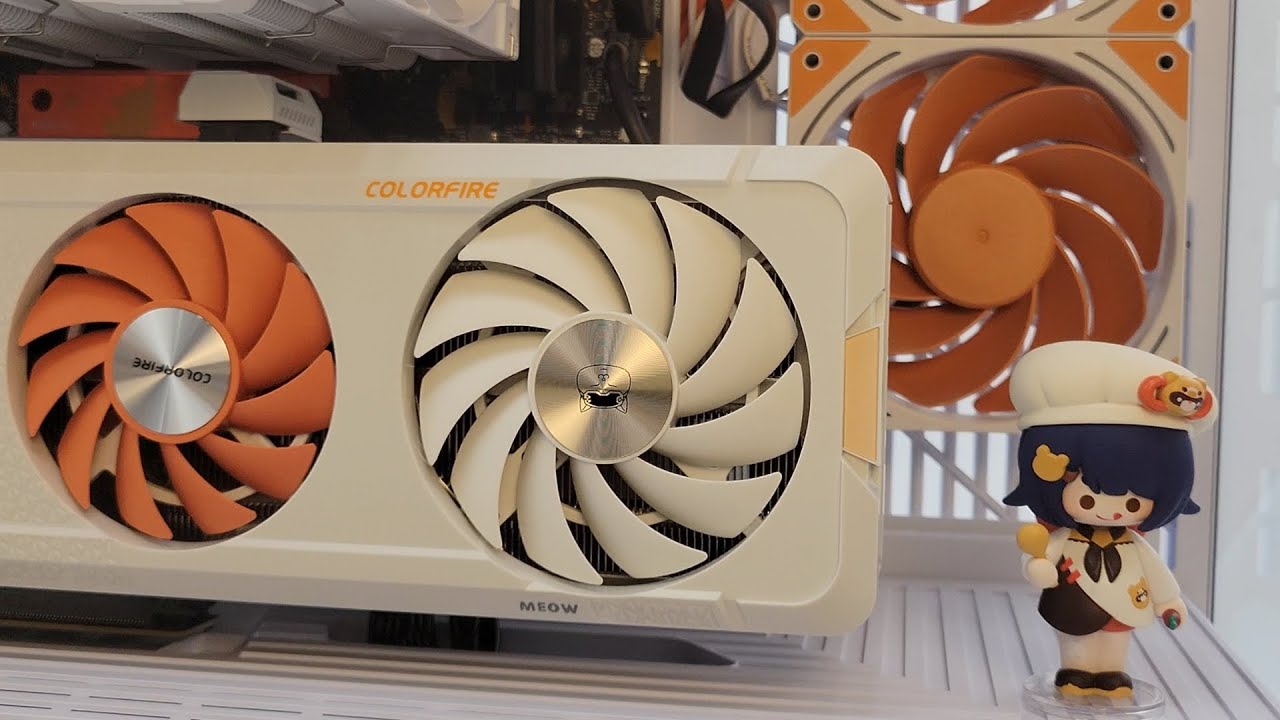 Strange Orange PC build [Hyte Y40] - YouTube