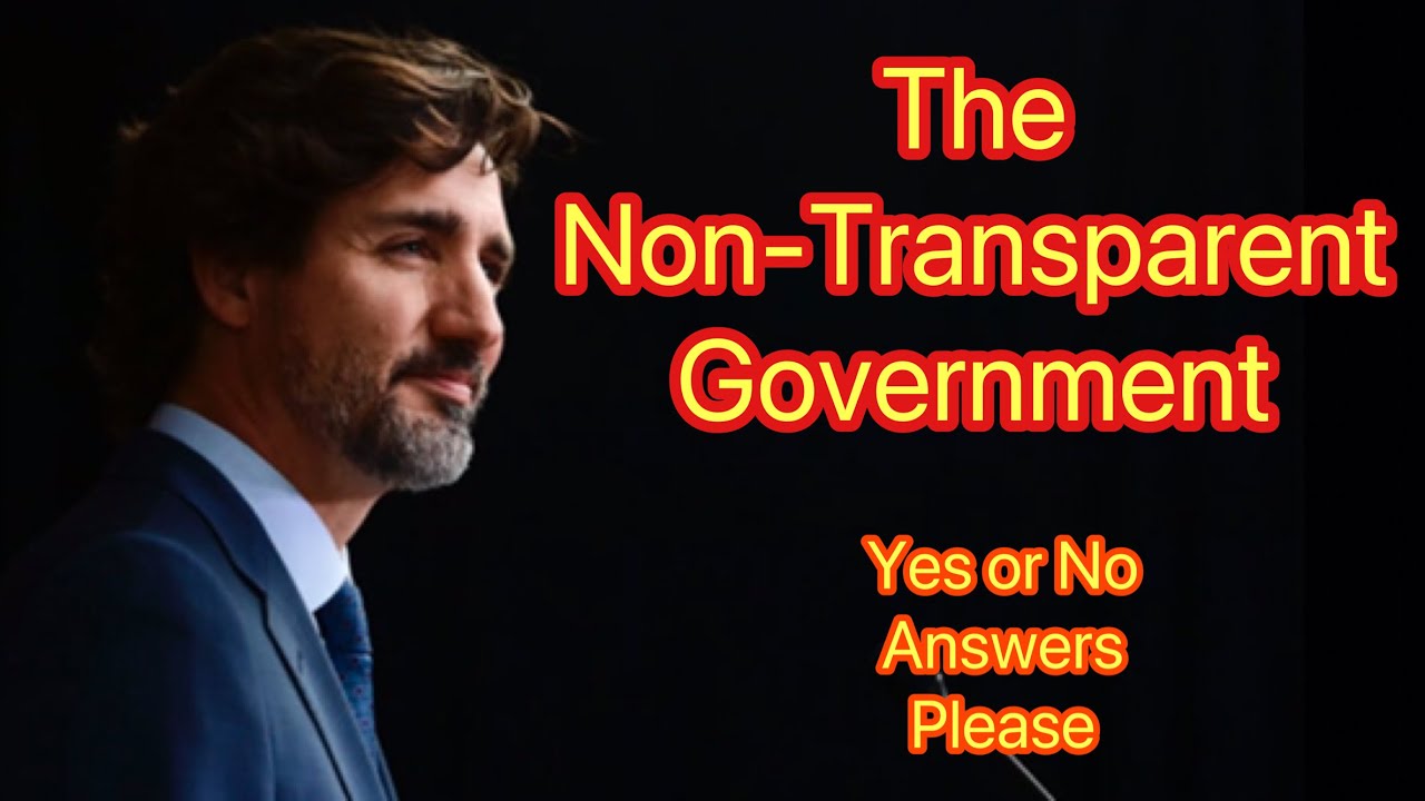 Justin Trudeau‘s non-transparent liberals are at it again - YouTube