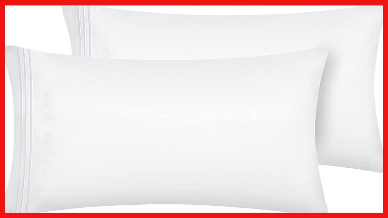 Bon produit - CozyLux Lot de 2 taies d'oreiller Standard/Queen Lit de ...