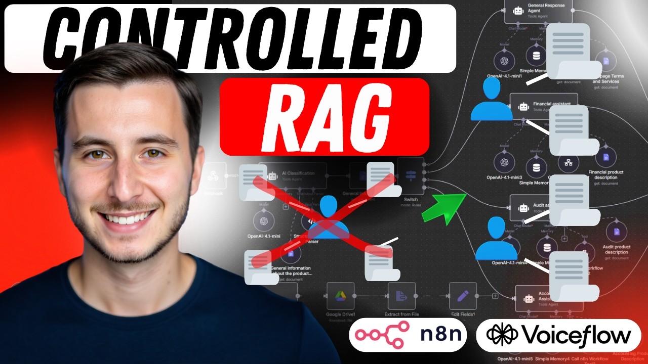Why Simple RAG Fails: Controlled AI Agents with N8N & Voiceflow - YouTube