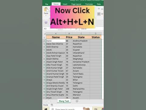 How to Create a Color-Coded Drop-Down List #viral Excel - YouTube