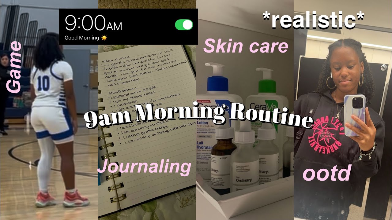 MORNING ROUTINE! (9AM routine, wellness, new healthy habits, winter arc ...