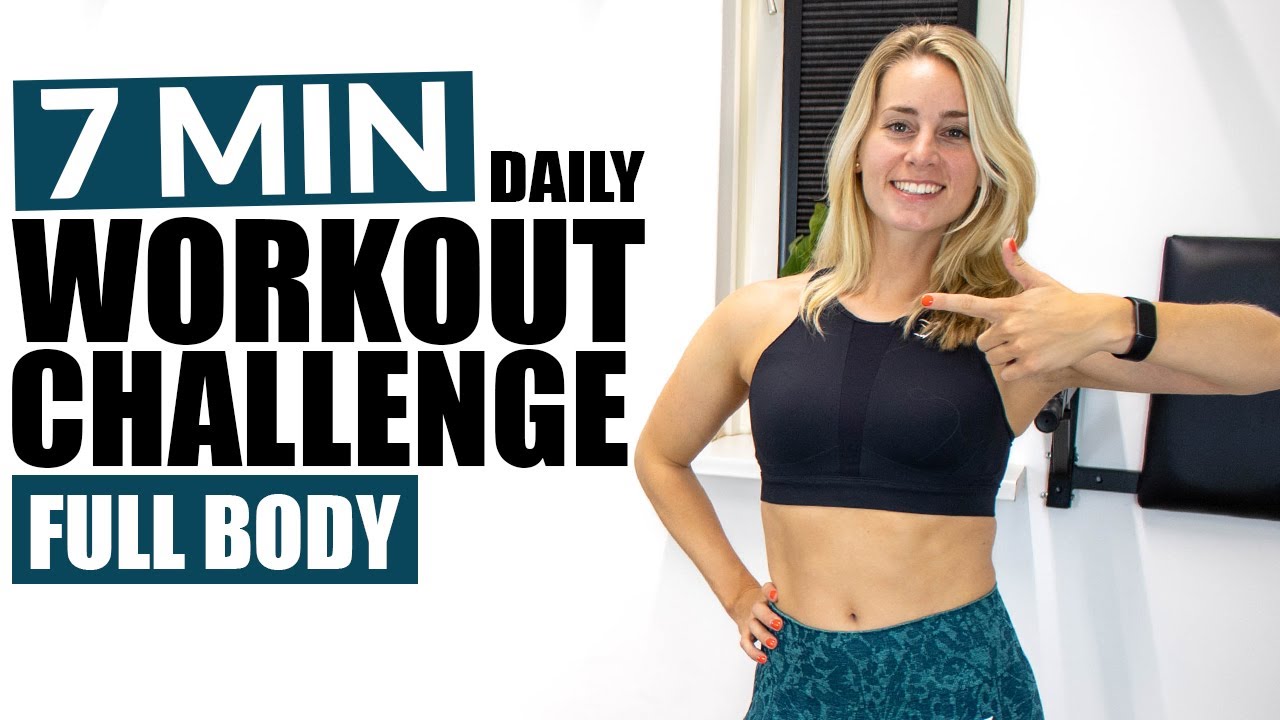 7 min Daily WORKOUT CHALLENGE 🔥 (Full Body Workout) - YouTube