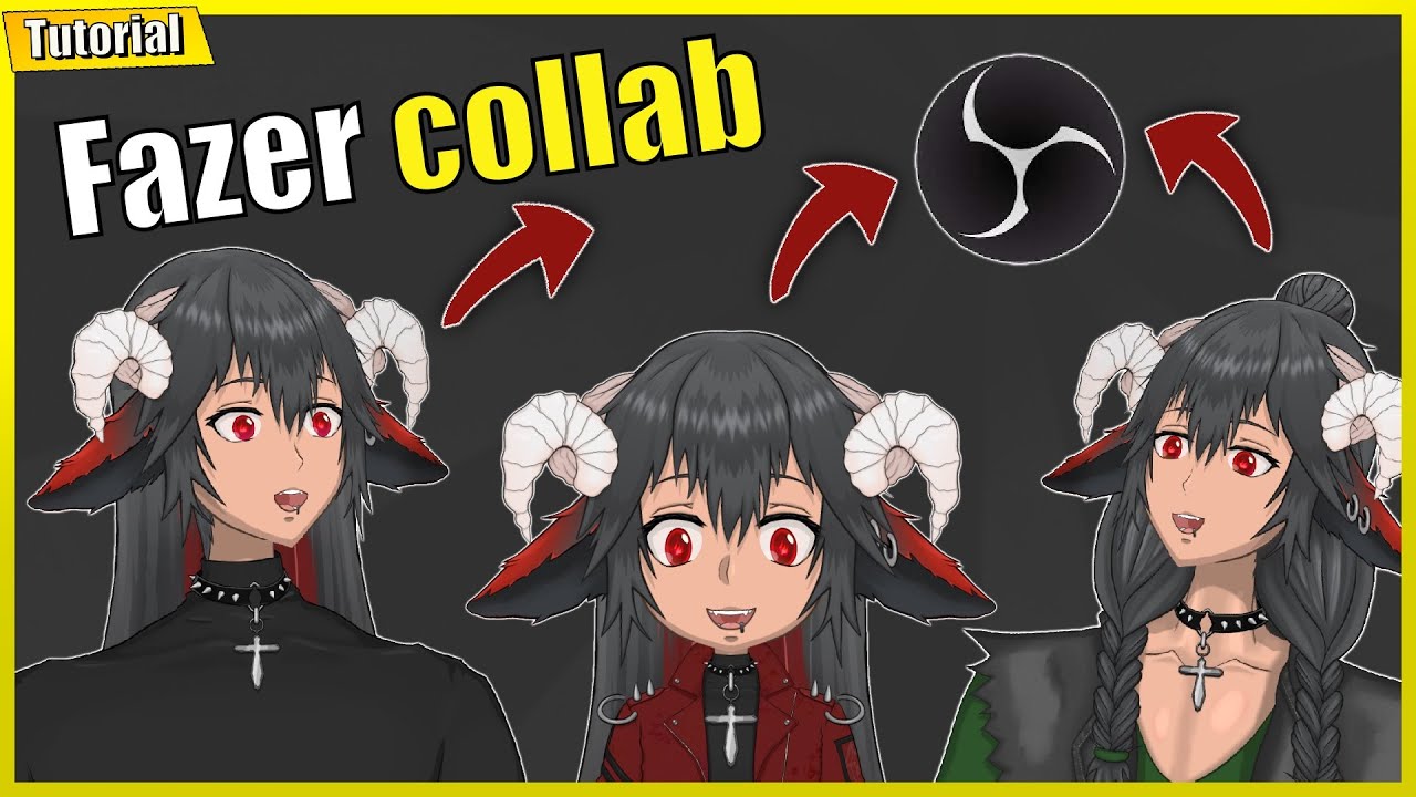 【Tutorial】Como fazer Collab com Modelo de outras pessoas na Tela do OBS ...