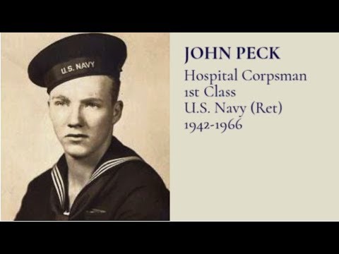#TributetoaVeteran - HM1 John Peck, U.S. Navy, 1942-1966. - YouTube