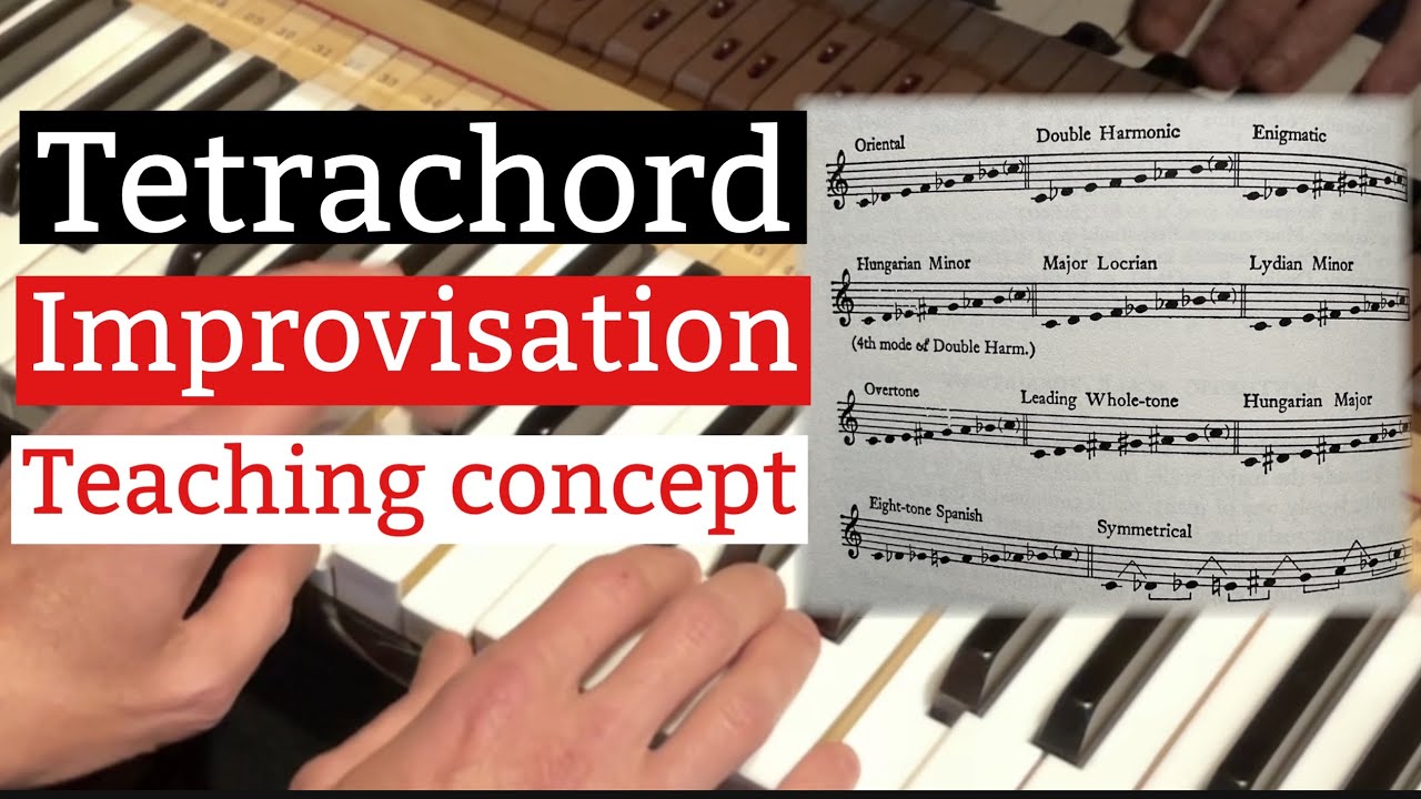 Tetrachord Improvisation teaching concept. #jazz #tetrachord - YouTube
