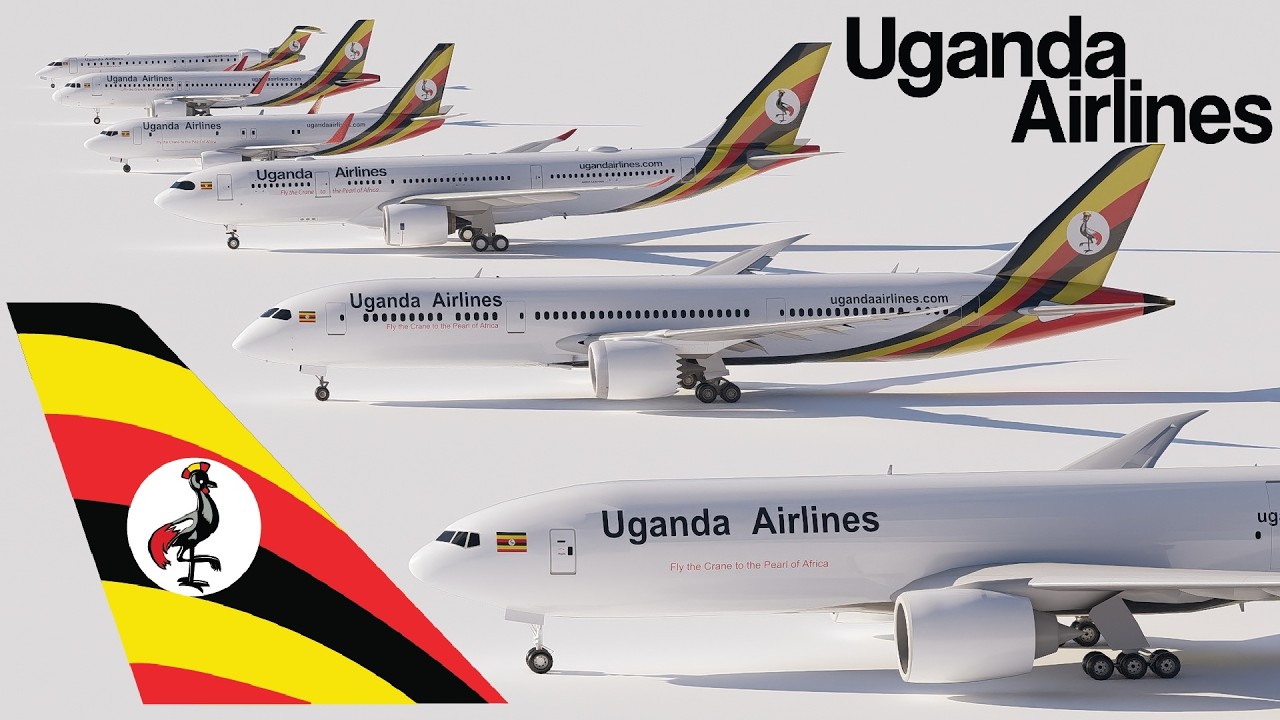 Overview of Uganda Airlines Aircraft Fleet - YouTube