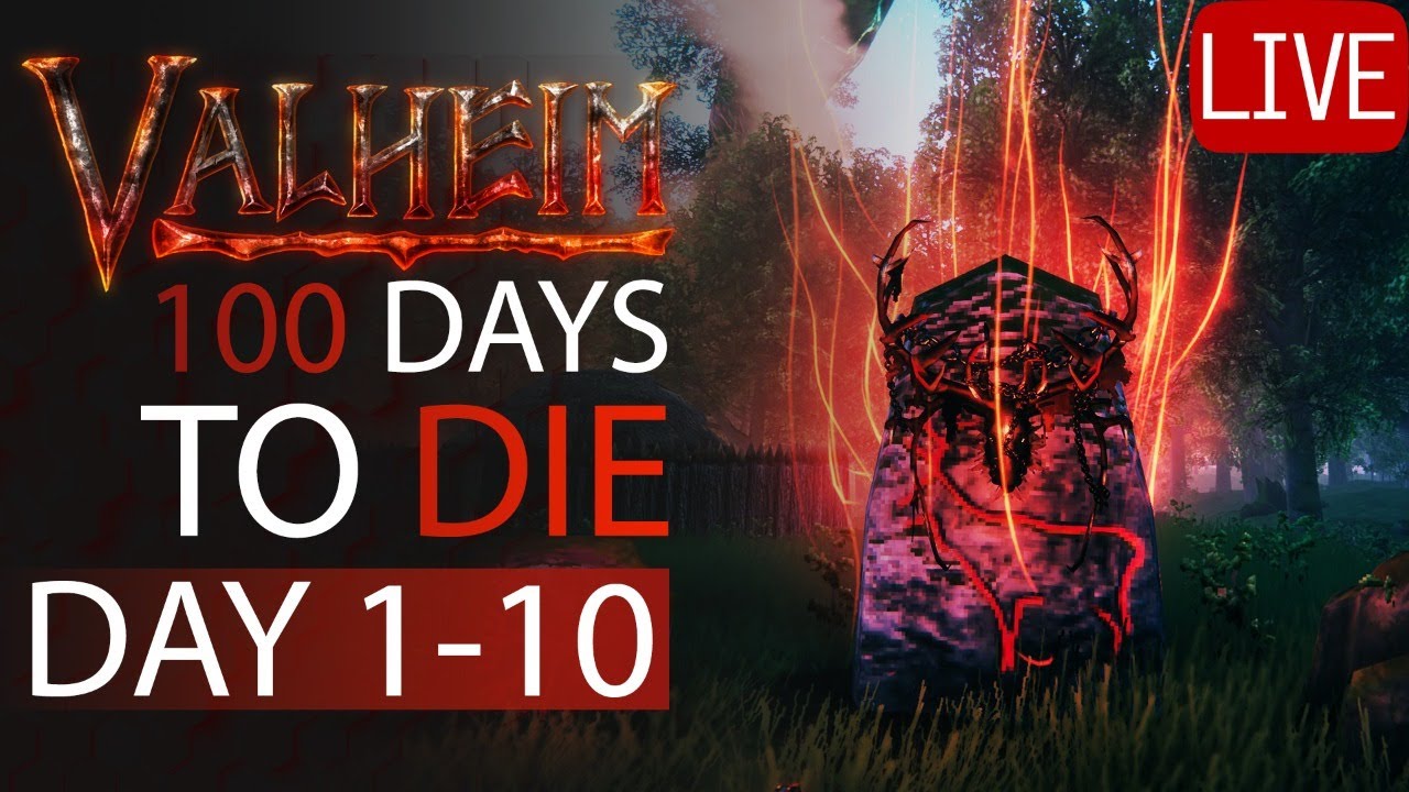 The Hellish World Seed | 100 Days to Die Valheim Challenge | Day 1-10 ...