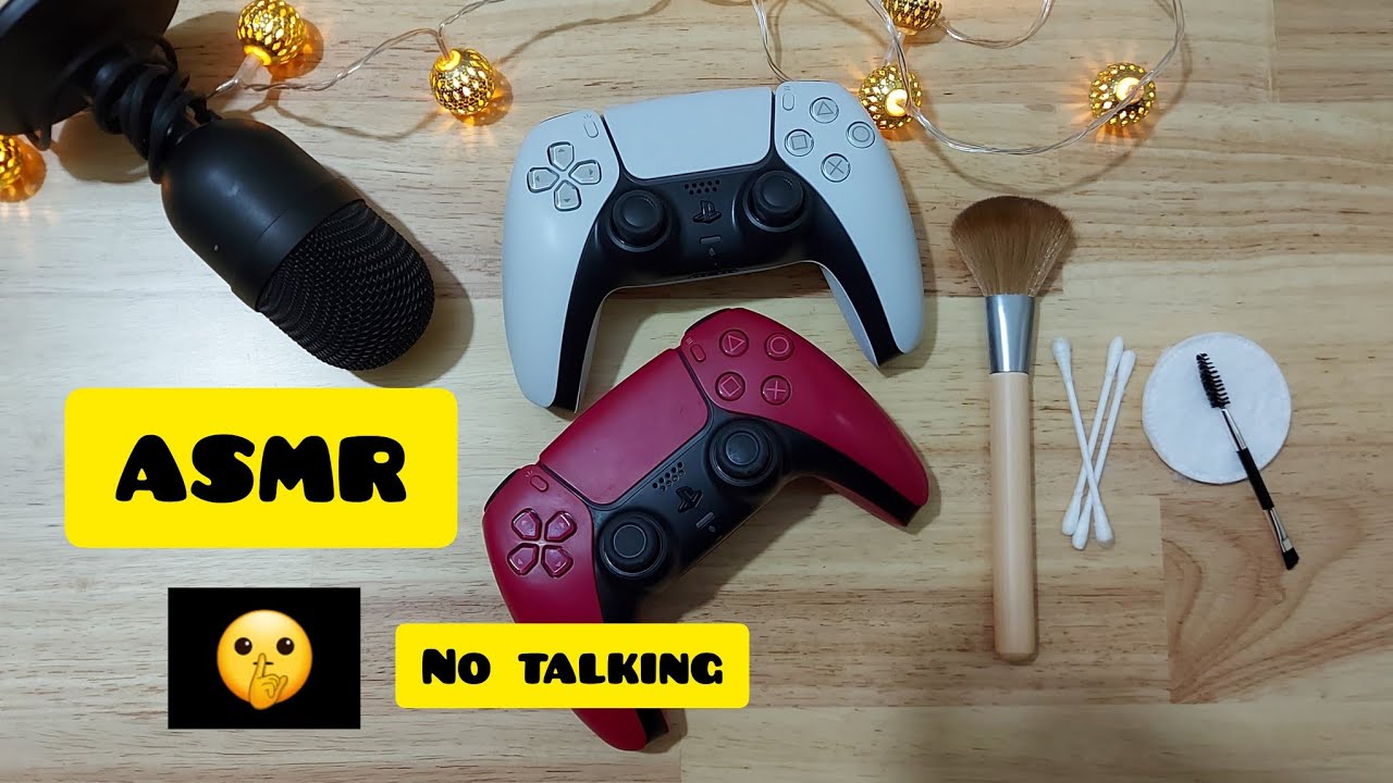 ASMR: cleaning a ps5 controller😴 - YouTube