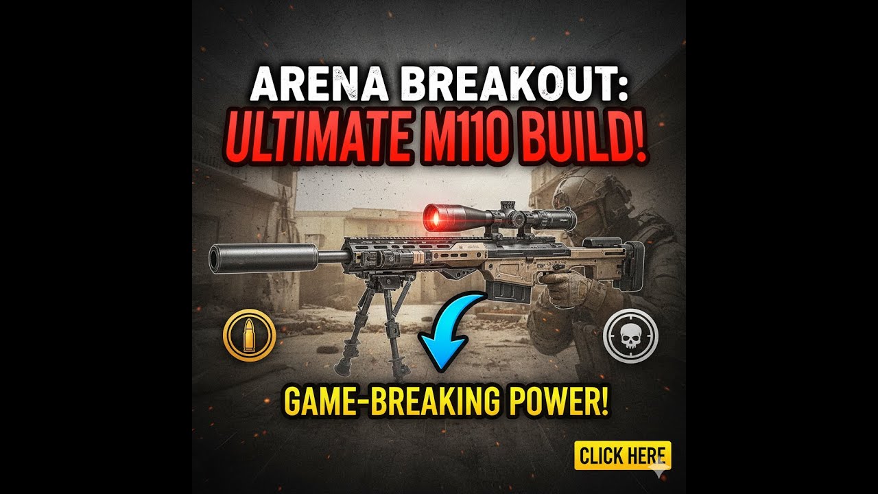 Best M110 Build in Arena Breakout: Infinite 🔥 The Ultimate Laser Beam ...
