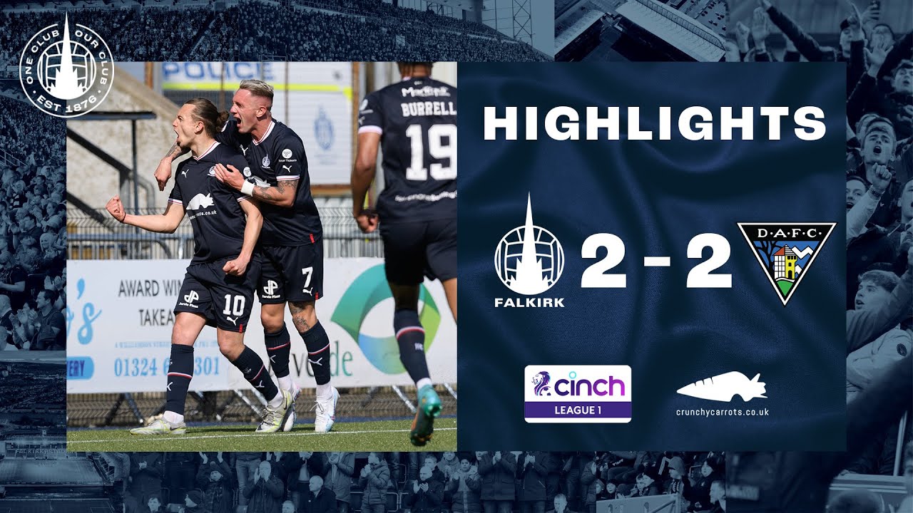 Falkirk 2-2 Dunfermline Athletic | Highlights - YouTube