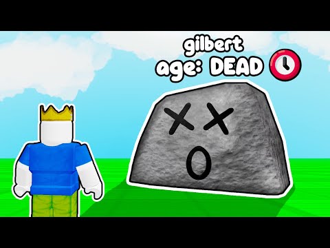 gilbert is DEAD...💔 (roblox my pet rock)