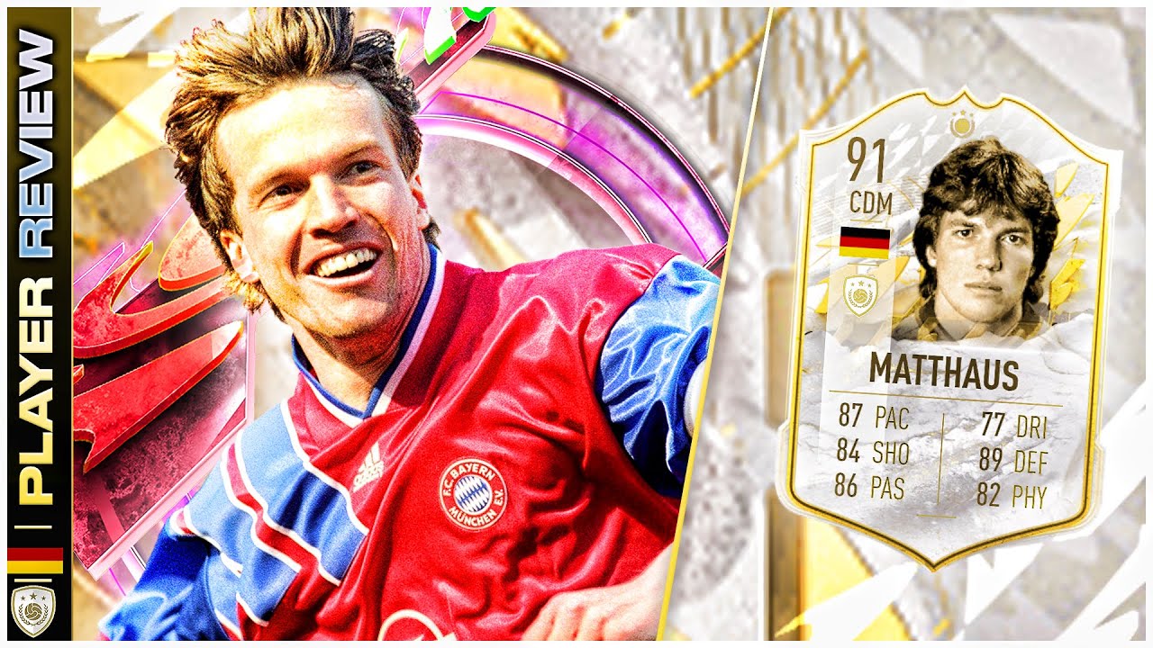 COMPLETE MIDFIELDER !!!!! MID ICON 91 RATED LOTHAR MATTHAUS PLAYER ...