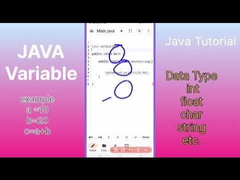 Variable Of Java || type of variable||#coding #java #programming - YouTube