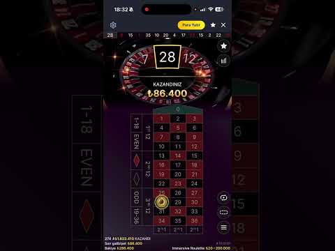 #RULET 🎯 RULETTE KASAMIZI ZORDA OLSA 2 KATI YAPTIK ! #casino #rulet