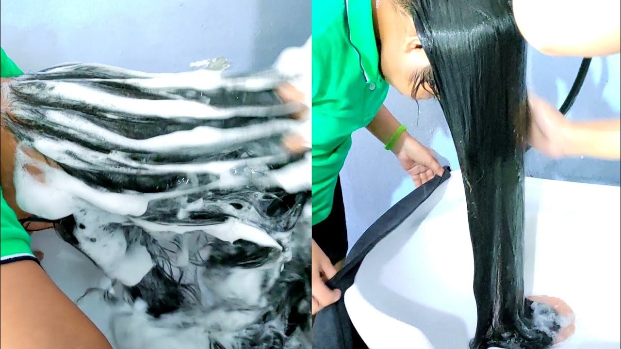 ASMR Forward Relaxing Hairwash For LongHair #12 (Most Requested) July ...