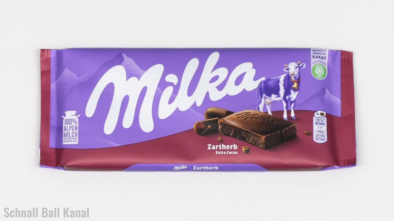 Unboxing Foods: Milka - Zartherb - Schokolade - Extra Cocoa - Chocolate - 100g Pack - YouTube