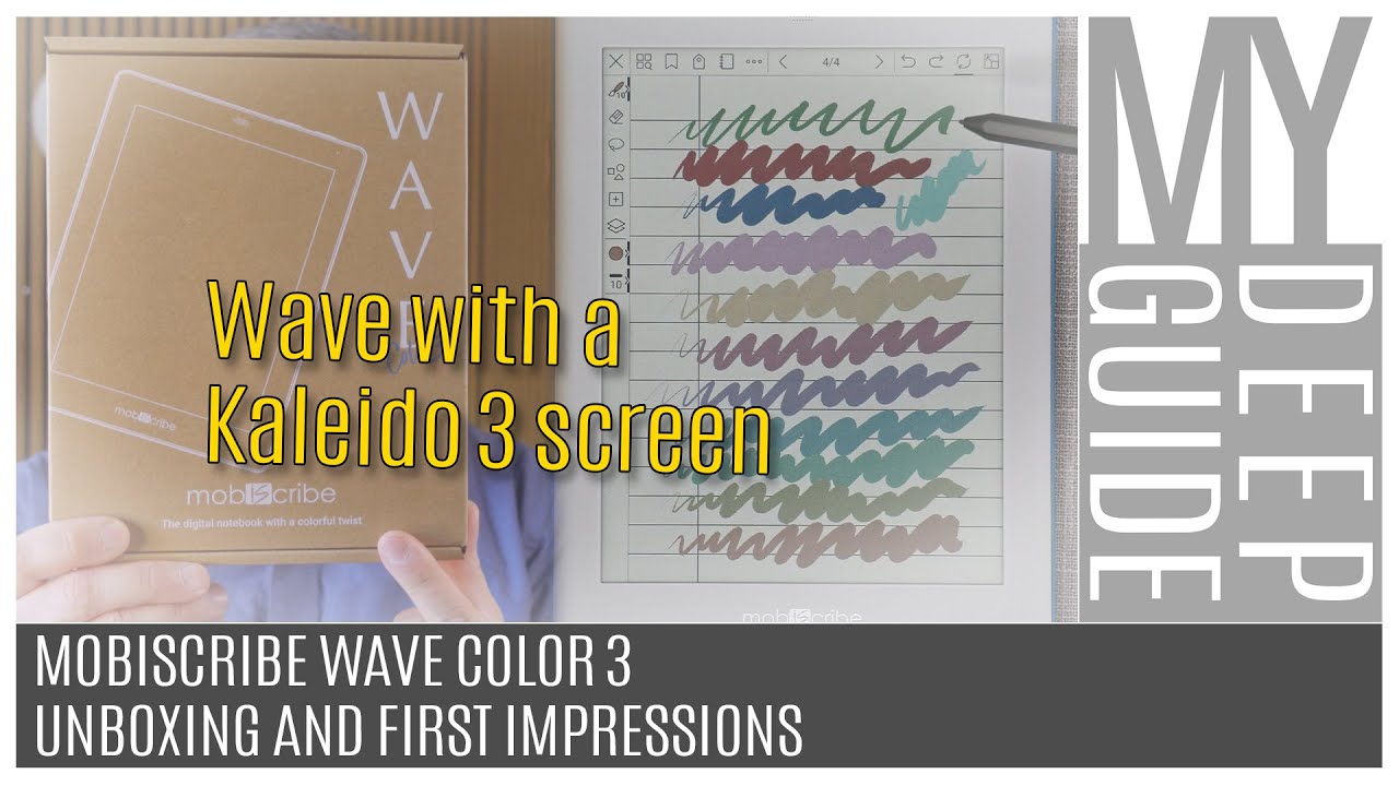 Mobiscribe Wave Color 3: Unboxing and First Impressions of the Kaleido ...