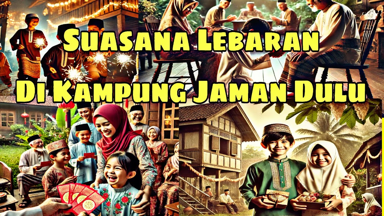 Nostalgia lebaran jaman dulu di kampung halaman|Lebaran jadul tahun ...