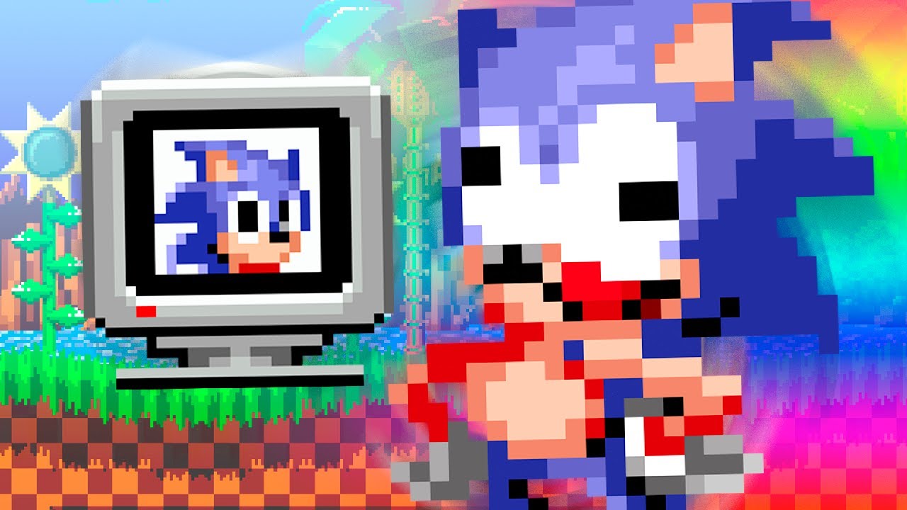 SONIC 1 CHUCKLES THE MANIACALLY LAUGHING HEDGEHOG Sonic Hacks Gameplay ...