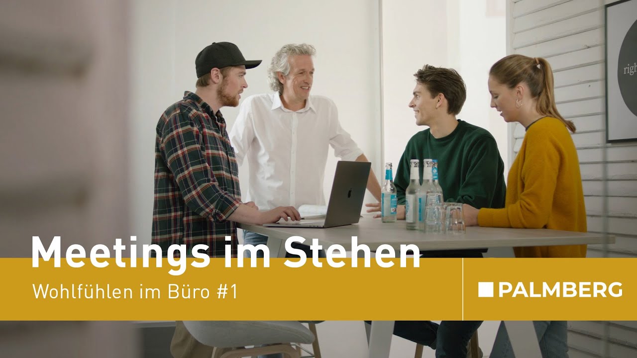 Meetings im Stehen – Wohlfühlen im Büro mit PALMBERG 1 - YouTube