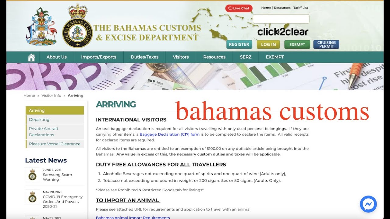 bimini bahamas formas a llenar de customs (aduanas)y inmigración EP-93 ...