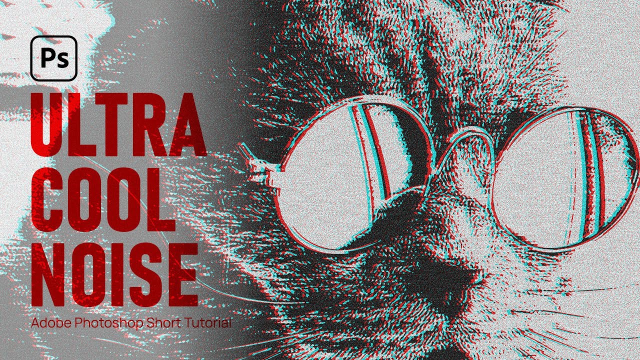 Photoshop Noise Tutorial - Multi Layer Filter Effect - YouTube