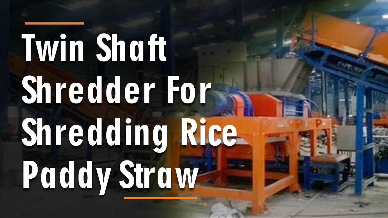 #Twin #Shaft #Shredder For #Shredding #Rice #Paddy #Straw | Alfa Therm ...
