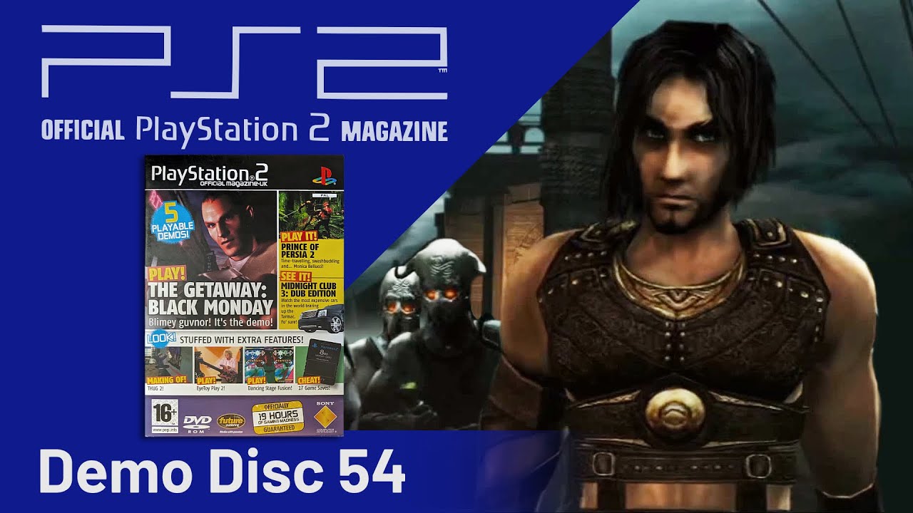 PS2 Demo Disc 54 Longplay HD (All Playable Demos, Spy, Monitor, Replay ...