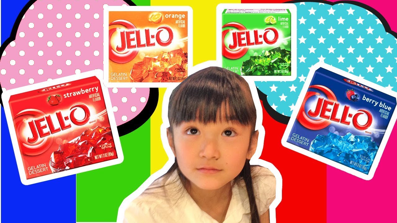 【Kids Learn Colors with JELLO】Funny Finger Family Nursery Rhymes song ...