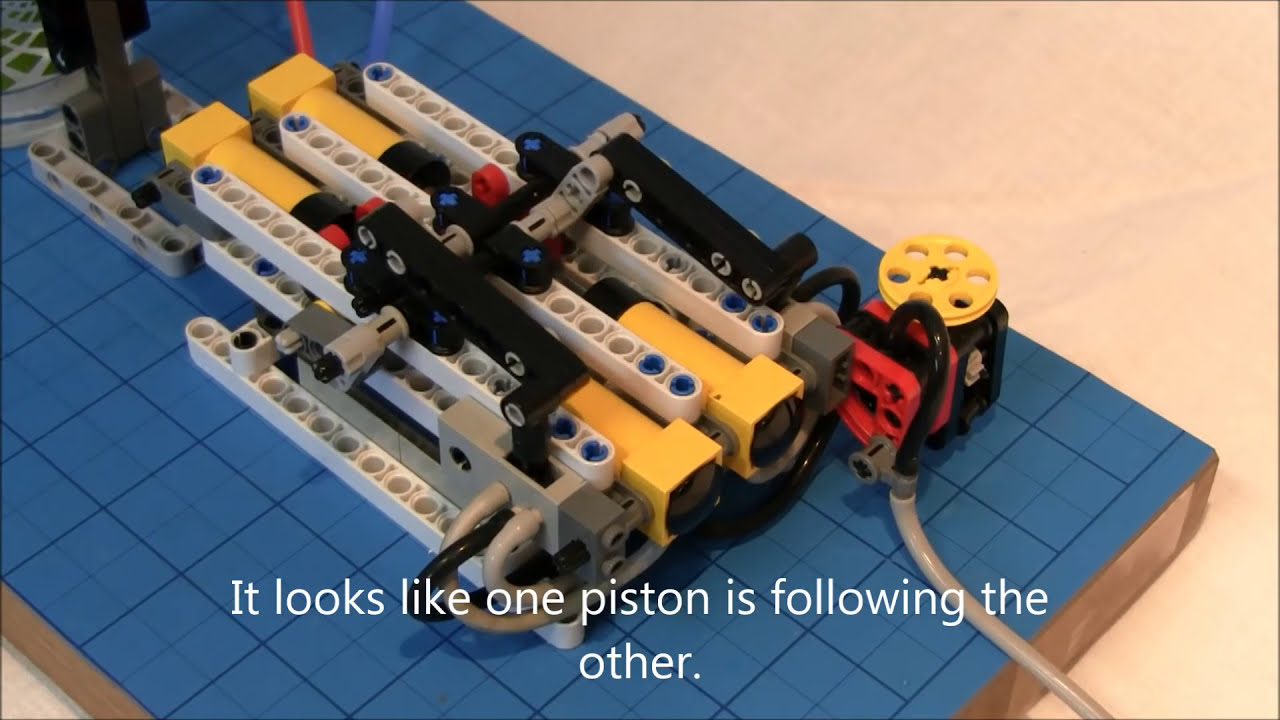 Lego Pneumatic Duplex Pump - YouTube