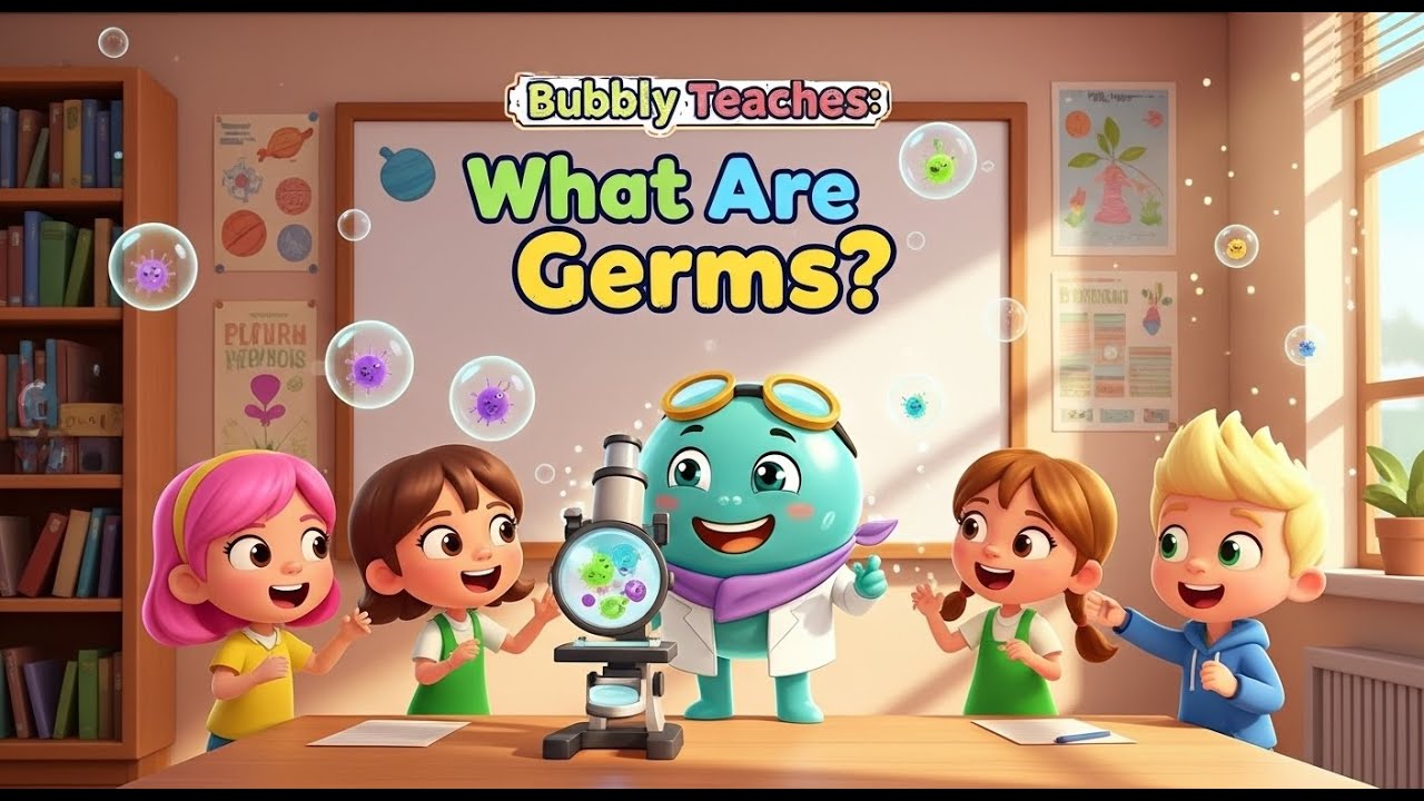What Are Germs? | Are Germs Everywhere ? | Bubbly Science | - YouTube