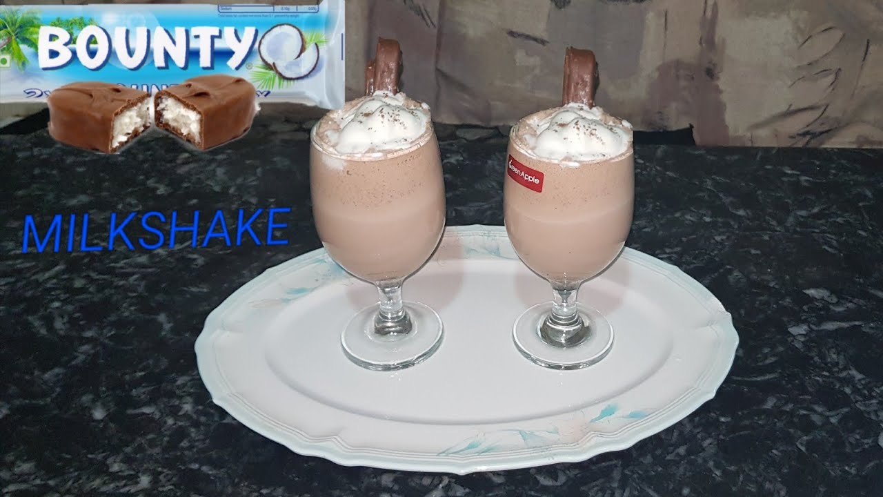Bounty Milk Shake Recipe || باونٹی ملک شیک ریسپی|| Tasty Milkshake ...