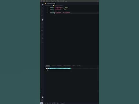 Como NÃO concatenar strings em JavaScript #javascript #codeinit - YouTube