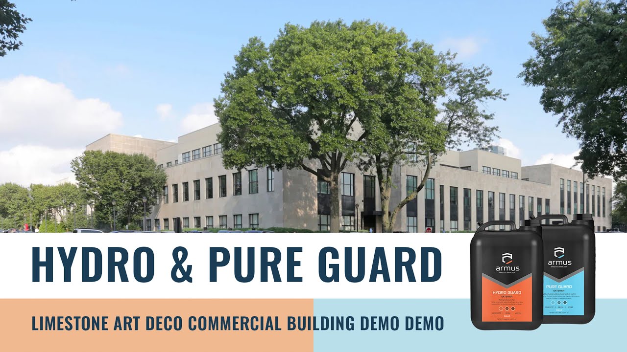Armus Hydro & Pure Guard - Limestone Art Deco Commercial Building Demo ...