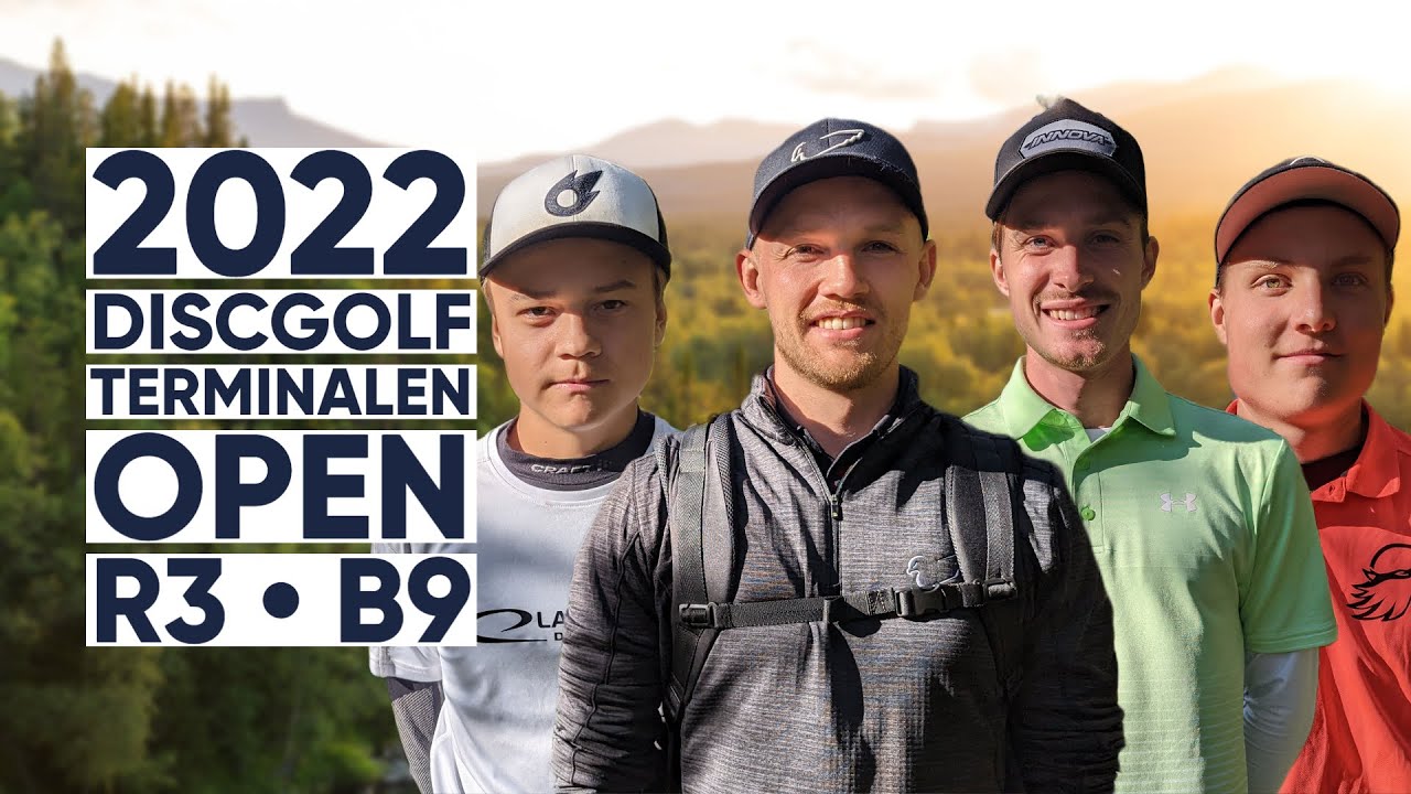 2022 DiscGolf Terminalen Open • Swedish Pro Tour • R3B9 • Berg • Dahlen ...