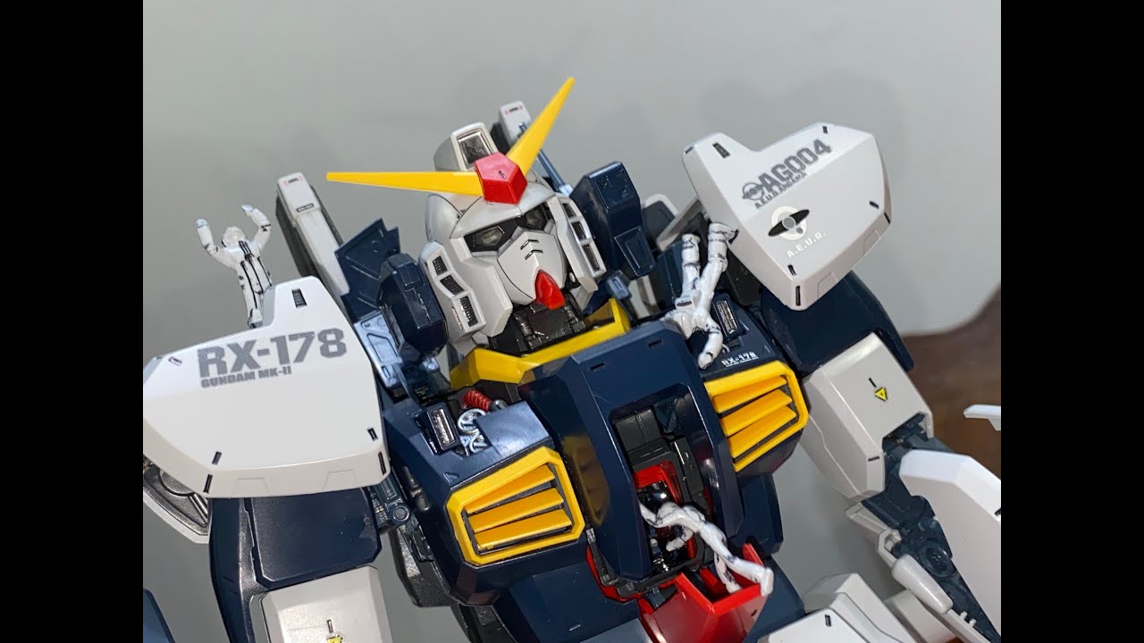 RX-178 Gundam Mk-II A.E.U.G. (PG) Perfect Grade build. - YouTube