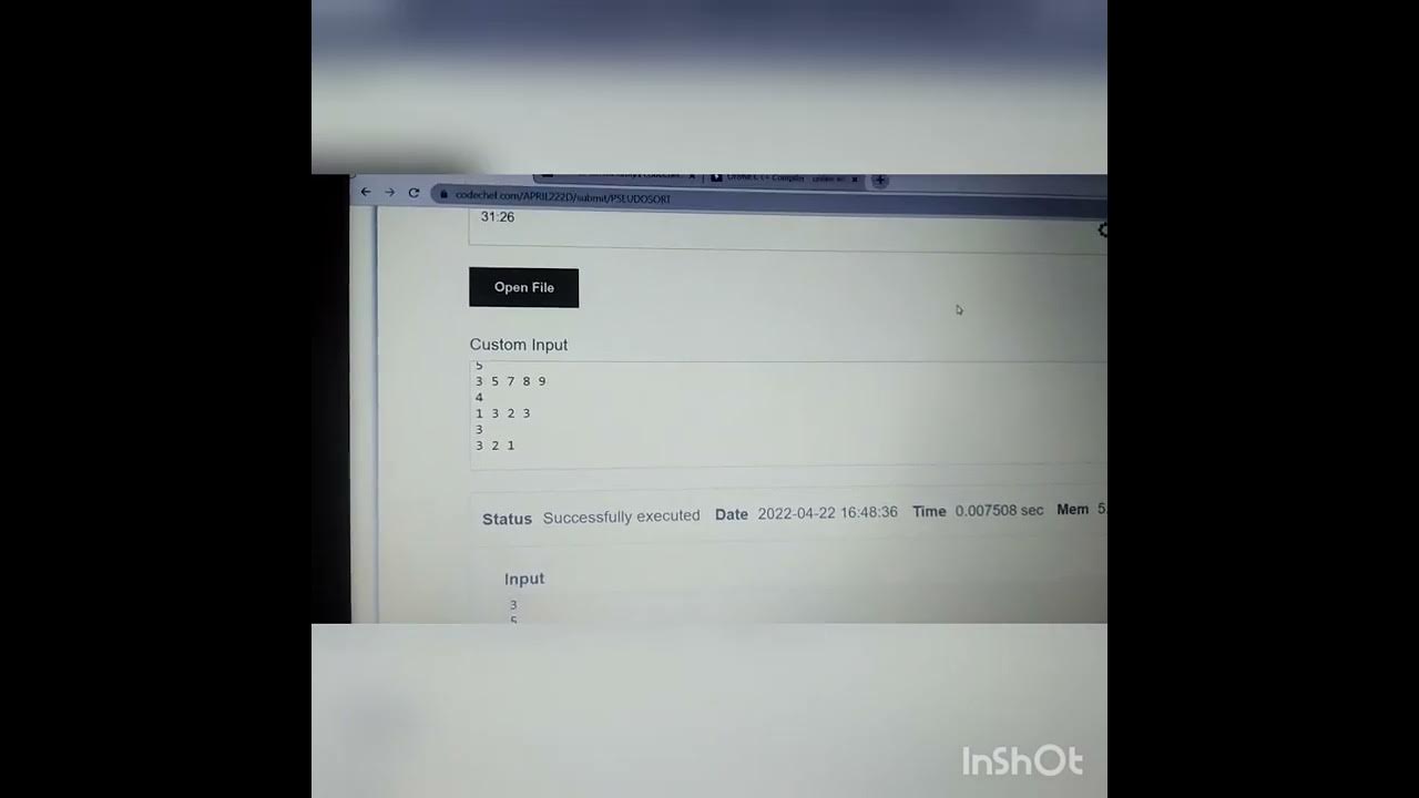 Pseudo sorted array Codechef - YouTube