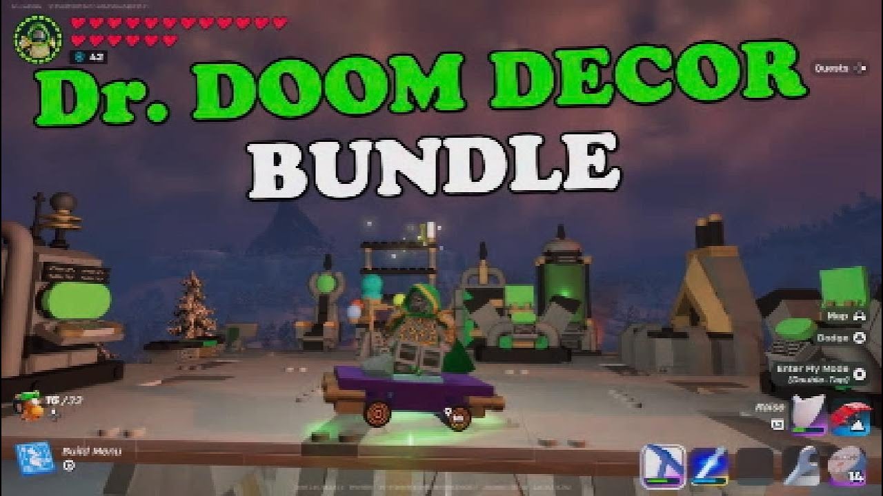 * FREE * Dr. DOOM Decor Bundle LEGO Fortnite Review! - YouTube
