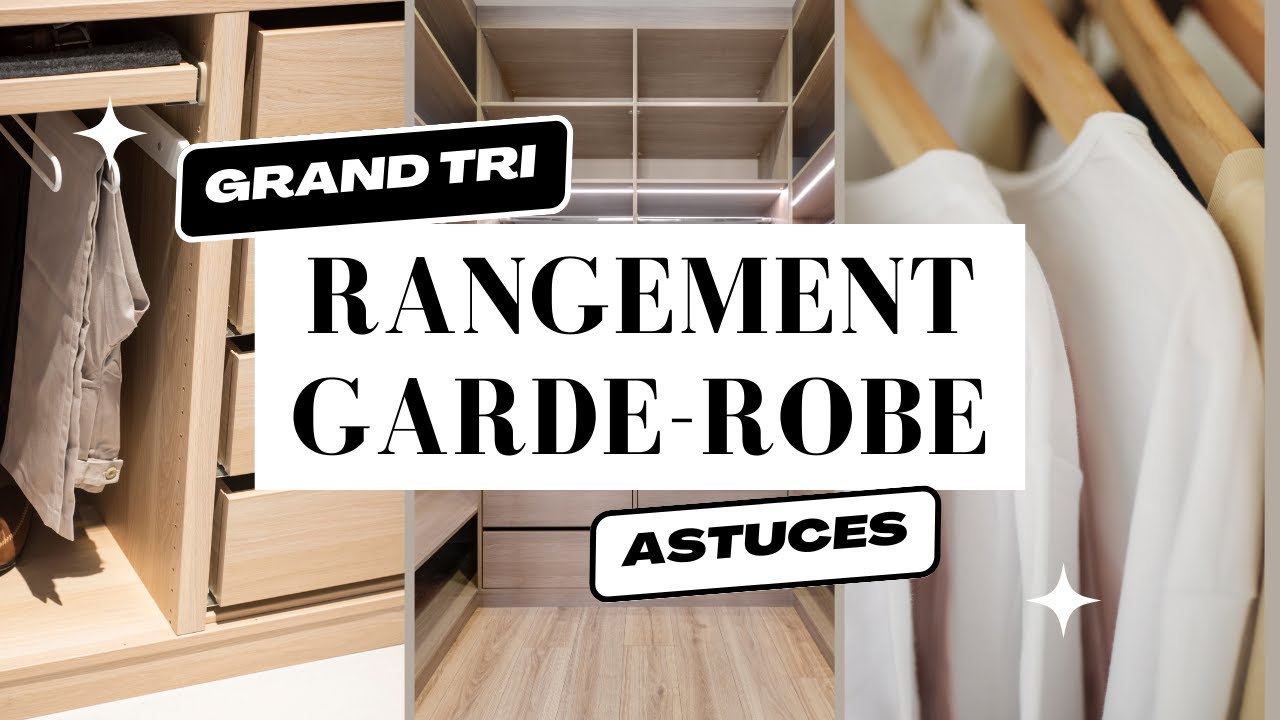 ORGANISER SA GARDE-ROBE | 5 ASTUCES - YouTube
