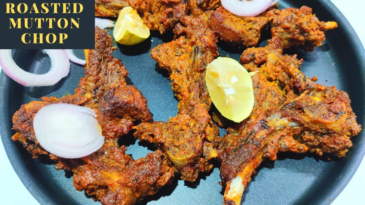 MUTTON BARRA IN OVEN||Roasted Mutton Barra Recipe Restaurant Style मटन ...