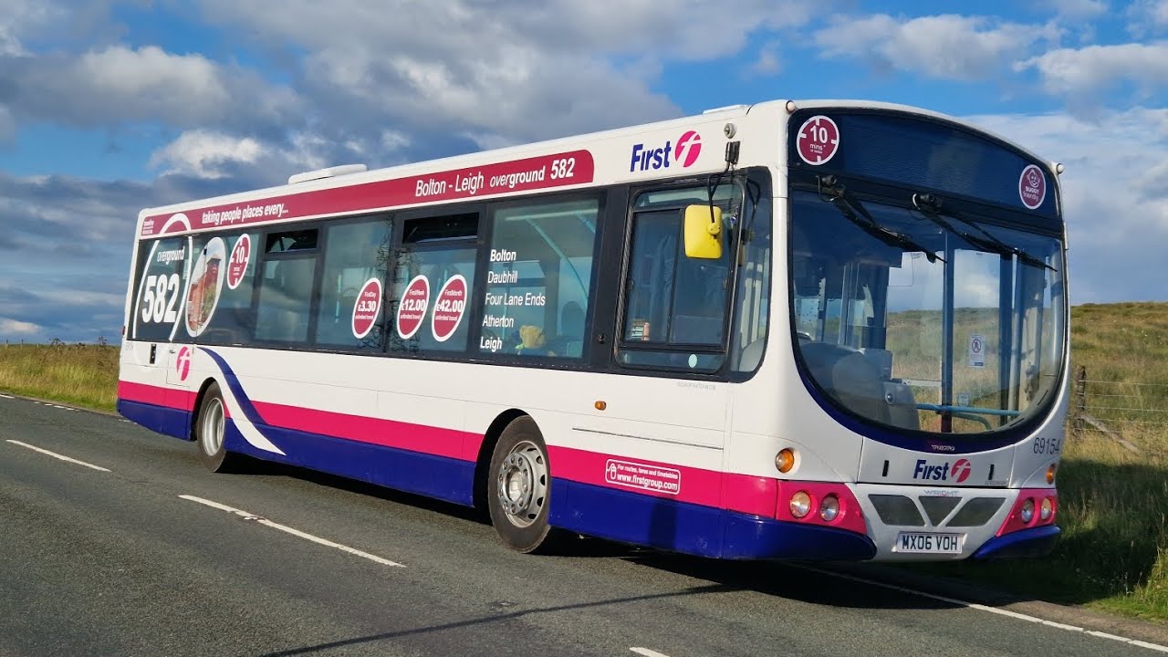 Preserved First Greater Manchester Volvo B7RLE Wright Eclipse Urban ...
