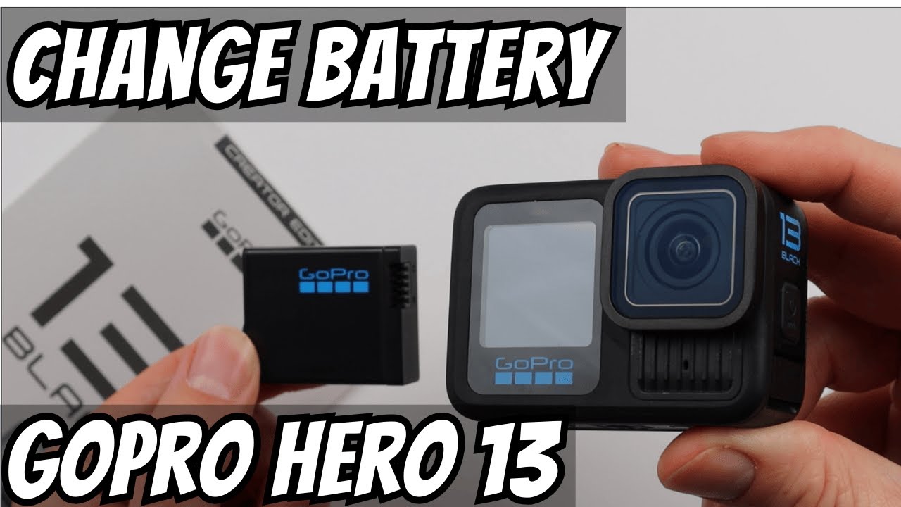 How to Insert & Remove Battery GoPro Hero 13 Black - YouTube