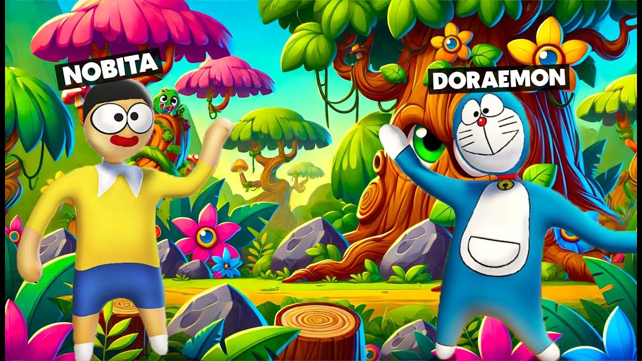 Doraemon And Nobita Did Hide And Seek In Jungle In Hff Youtube