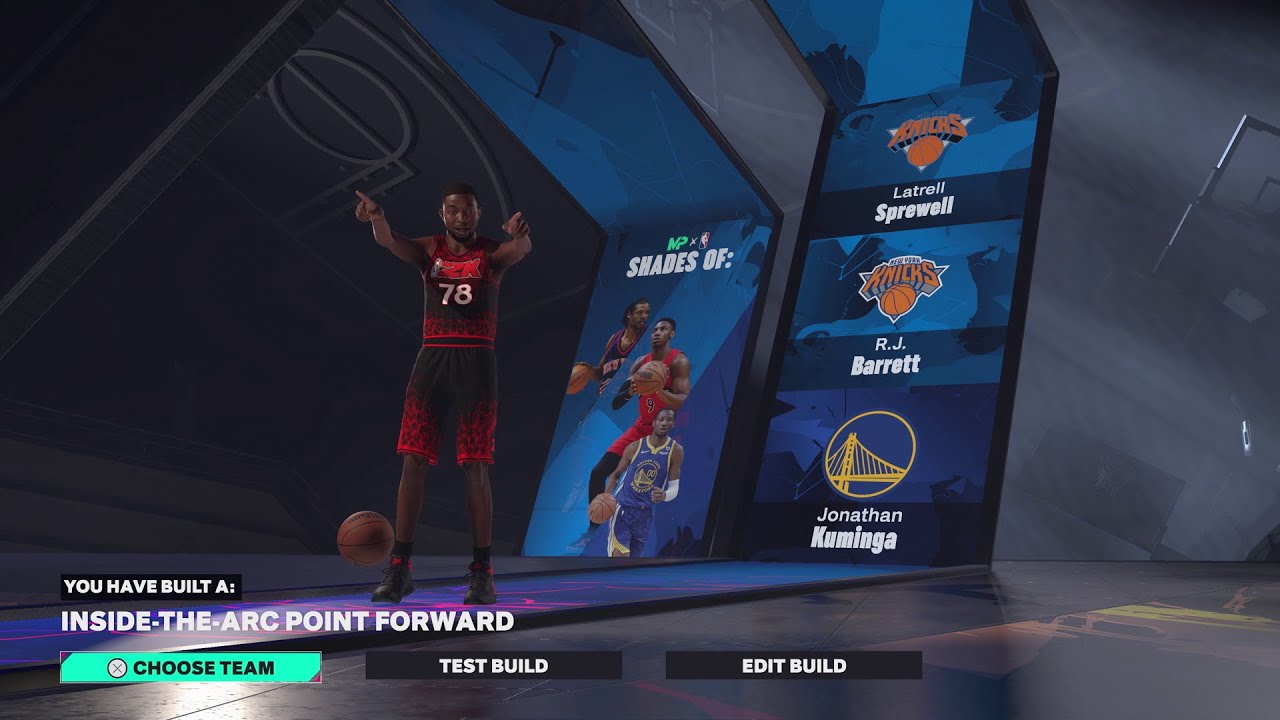 NBA 2K25 RARE BUILDS - INSIDE-THE-ARC POINT FORWARD - YouTube