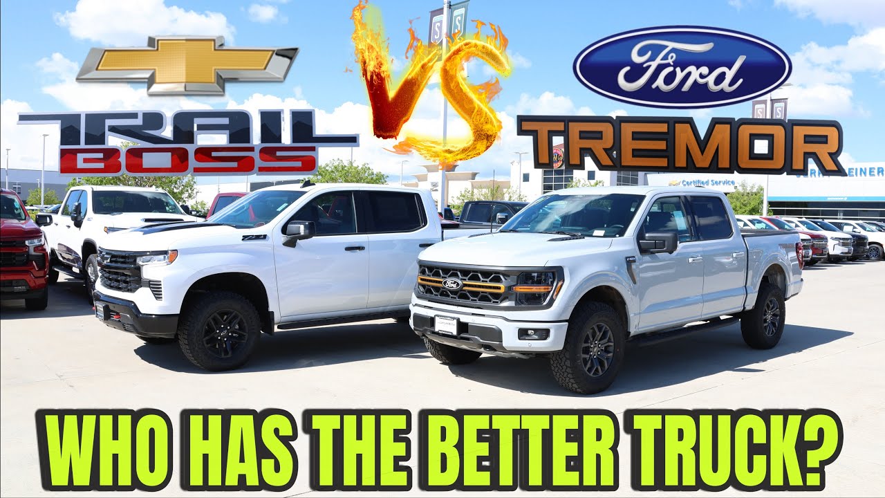 2024 Ford F150 Tremor VS Chevy Silverado Trail Boss: Who Has The Better ...