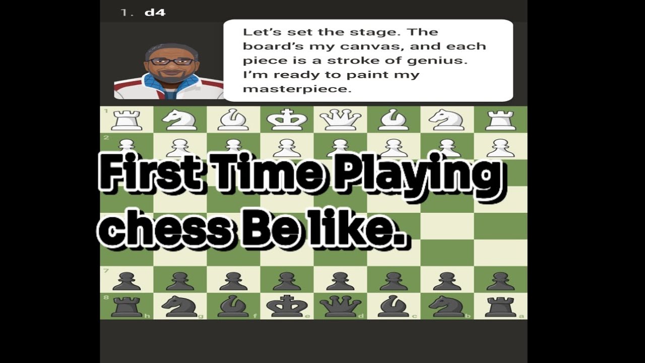 FIRST TIME PLAYING CHESS BE LIKE| FUNNY ENDING| #gaming #chess #funny ...